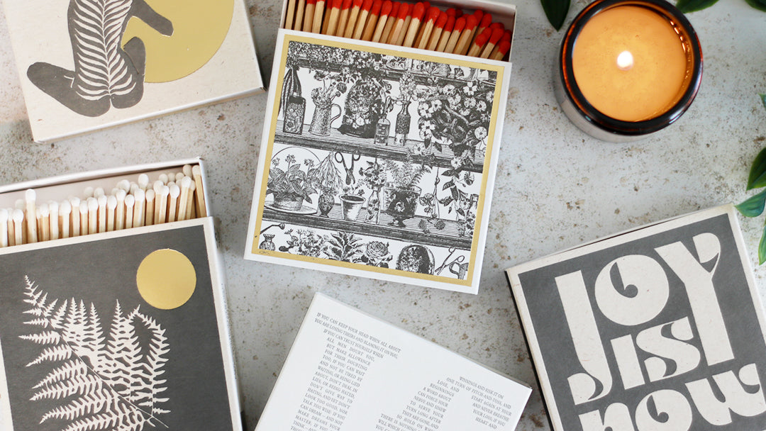 Printed luxury matches – Pure Thoughts Ltd